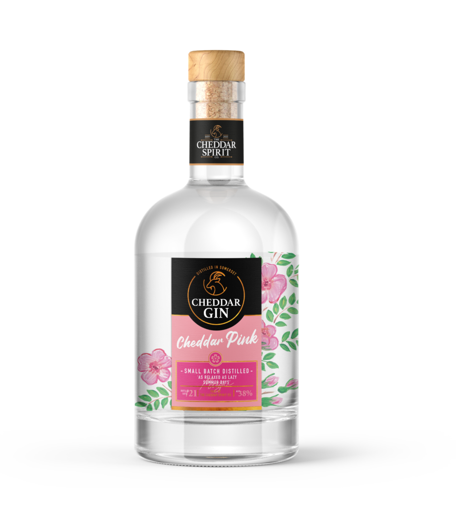 Cheddar Pink Gin 50CL - The Cheddar Spirit Company